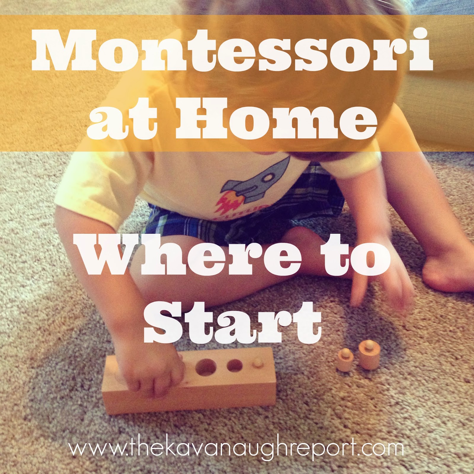 Montessori at Home -- How to Start