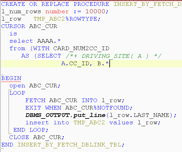 Lans2Us: Oracle - Using Cursor to Insert Record from Remote Database ...