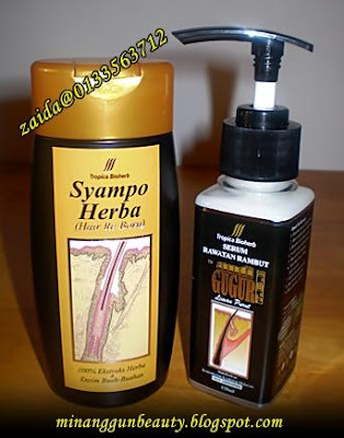 Min Anggun Beauty - Zaida 0133563712: Syampu & Serum Rambut Gugur
