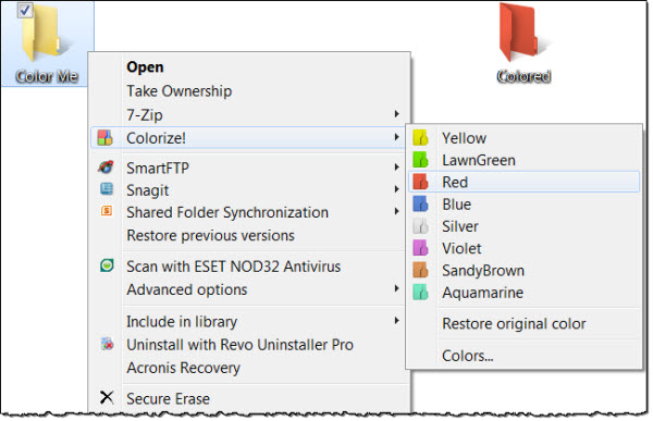 Windows 10 folder color scheme - royalukraine