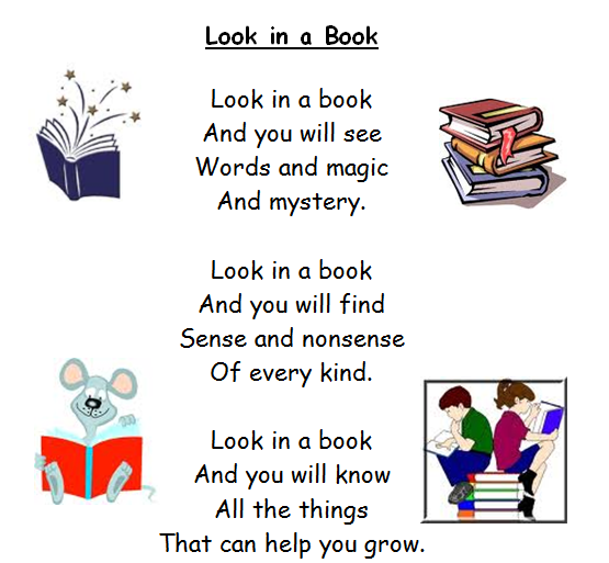 Adventures in Room 111: Spelling Poem #34: Look in a Book