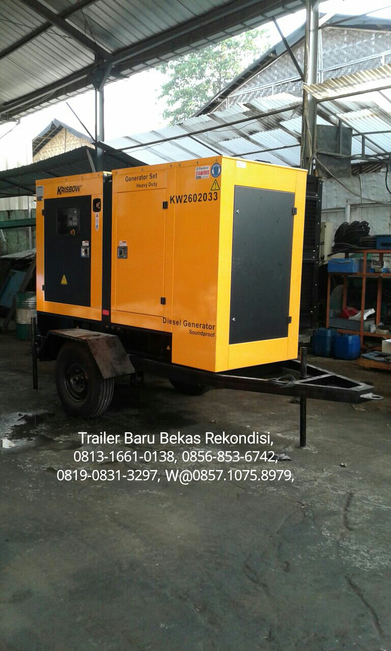 peredamsuaragensetbising.blogspot.co.idi: JUAL TRAILER GENSET BARU BEKAS REKONDISI HARGA MURAH ...