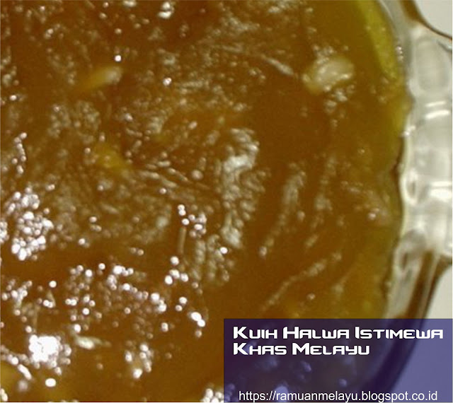 Kuih Halwa Maskat Istimewa Khas Melayu - resep masakan tradisional melayu