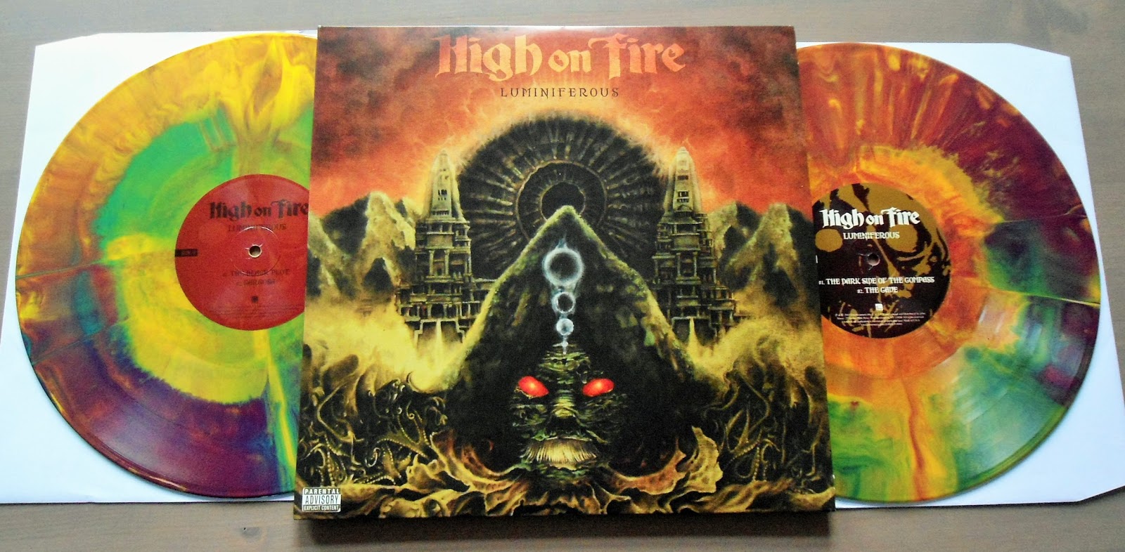 hardcore/metal vinyl: high on fire - luminiferous (e-one version)