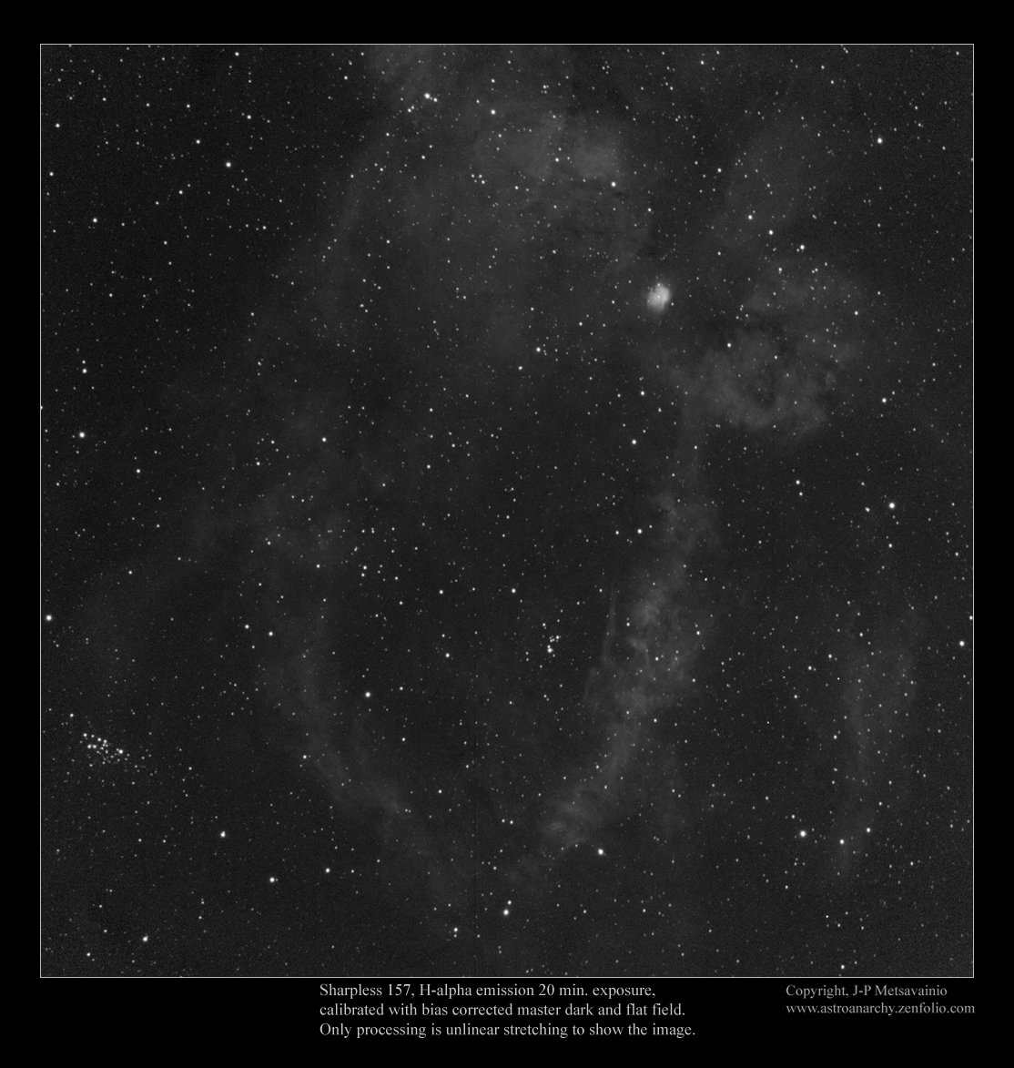 Astro Anarchy: Sharpless 157 (Sh2-157) in visual colors