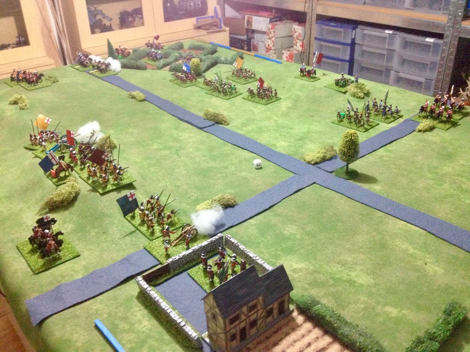 Grid based wargaming - but not always: Beginning the ECW Campaign