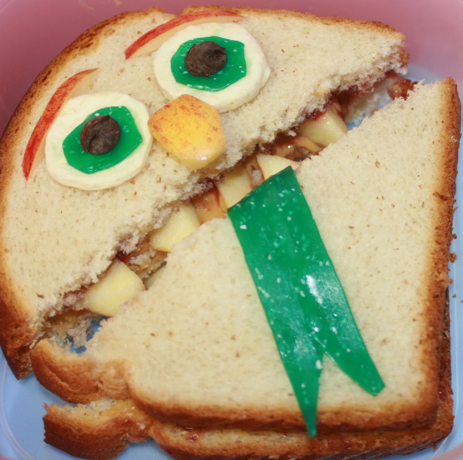 Edible ABC's: Monster Sandwiches