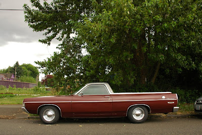 OLD PARKED CARS.: 1968 Ford Ranchero.