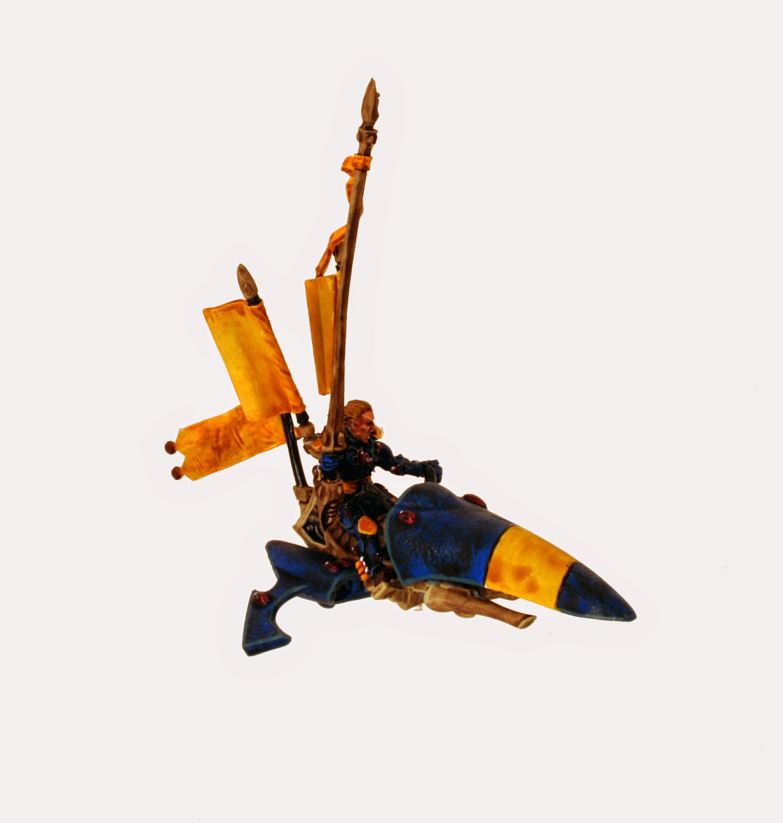 Florida Miniature Painting: Eldar Alaitoc Autarch on Jetbike