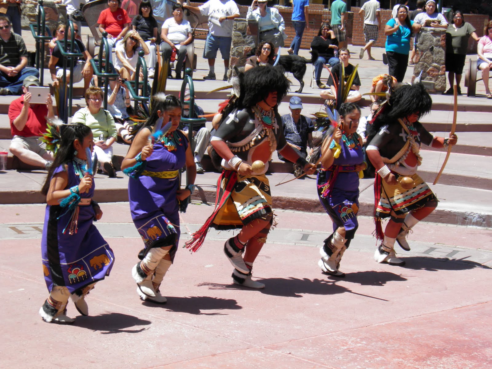 walking flagstaff: Hopi Buffalo Dance Niuvatukya'ovi Sinom Dance Group