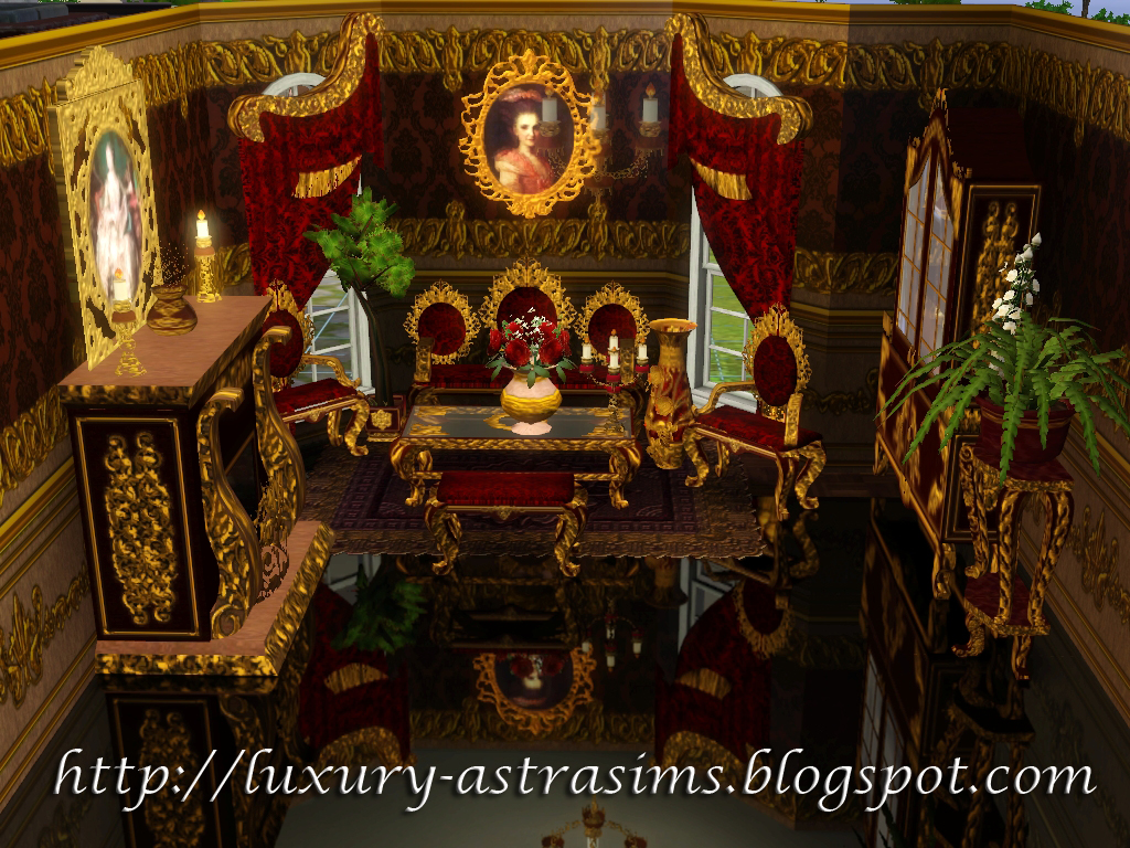 AstraSims3-everything for your Sims3: Living room Rococo (FREE)