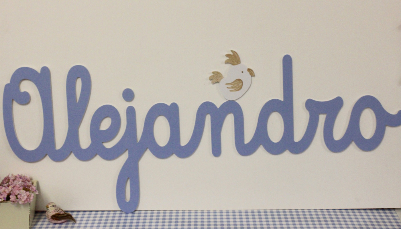 LETRAS infantiles para decorar