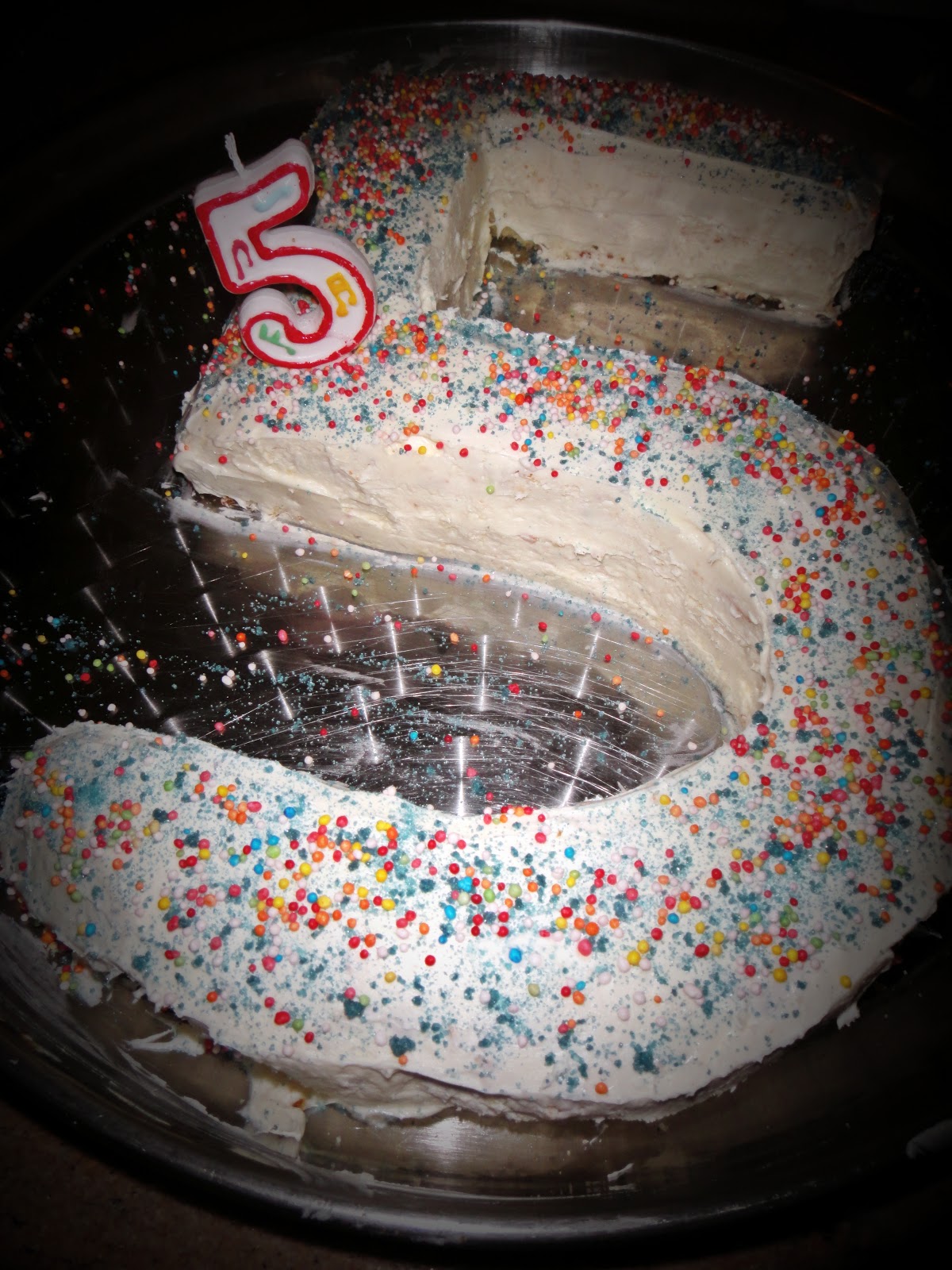 Number 5 Cake For Bling