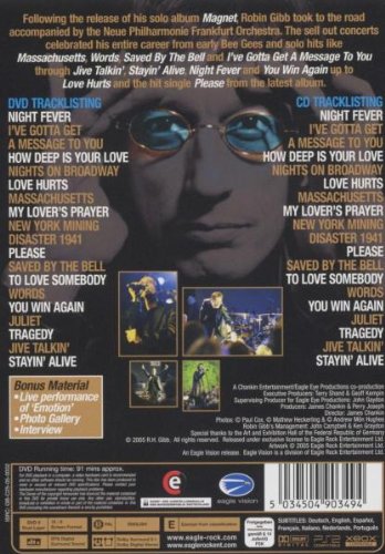 EL MELOMANO ESCRITOR: Dvds de Robin Gibb en vivo