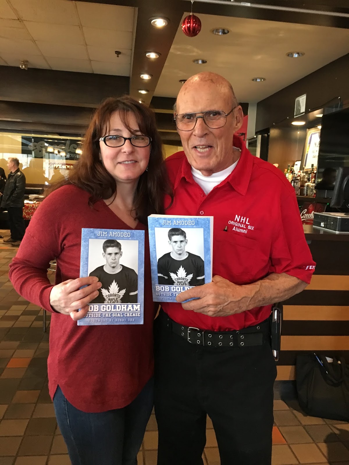 Hockey Then & Now: PHOTO GALLERY #2: BOB GOLDHAM OUTSIDE THE GOAL CREASE