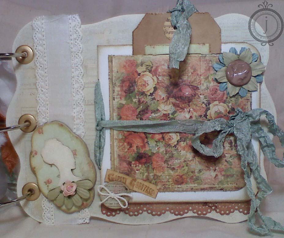 “Victorian Cameo” Album! Custom Accucut die! – The Jule Box Studios