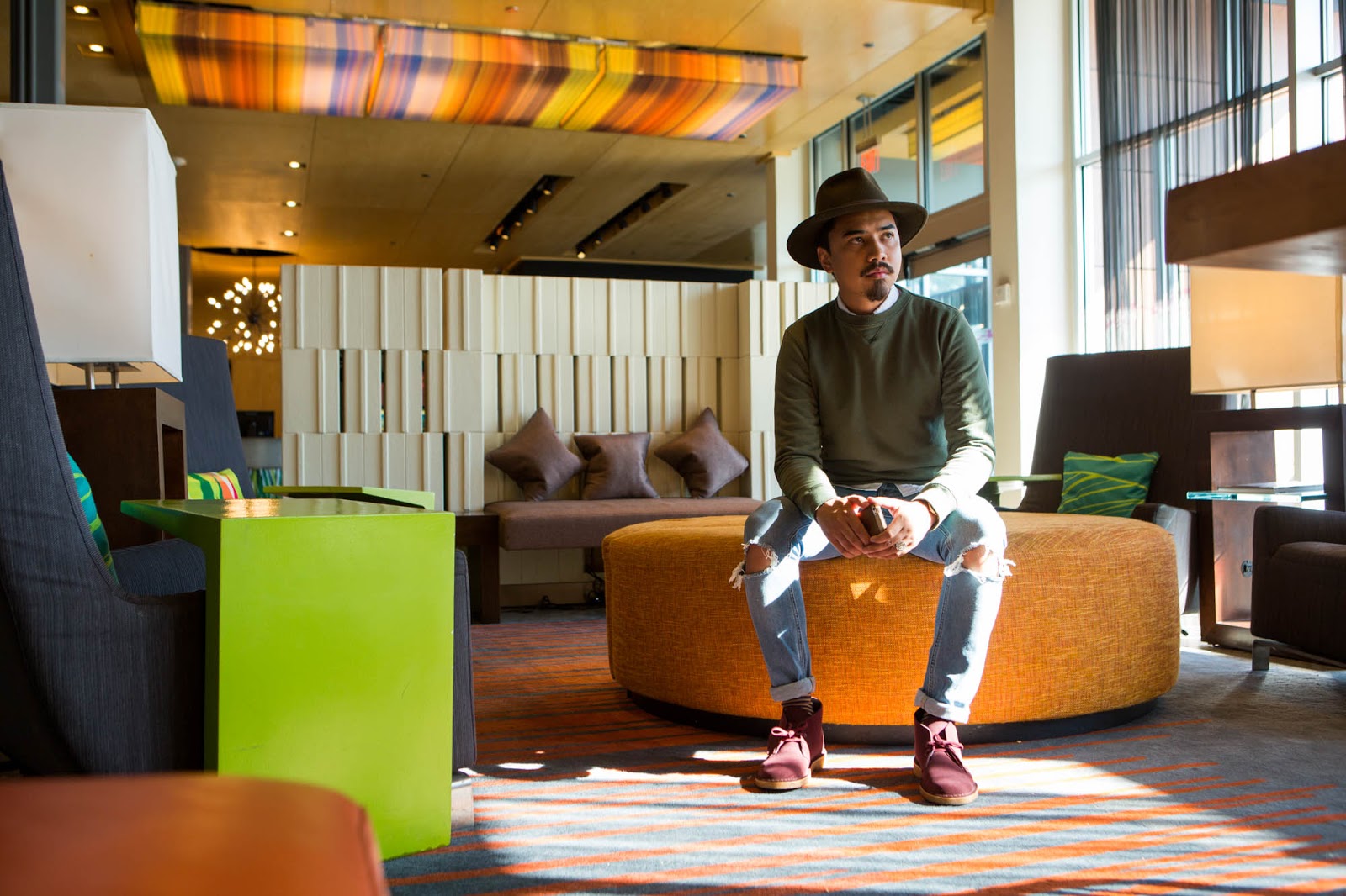 #dennyvisits Boston, MA with CLARKS USA.