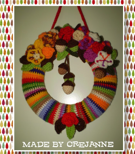 Crejanne: GEHAAKTE HERFSTKRANS