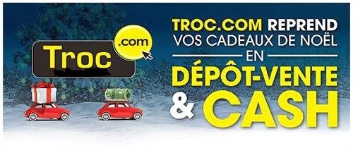 Troc.com, N°1 du Dépôt-Vente et CASH