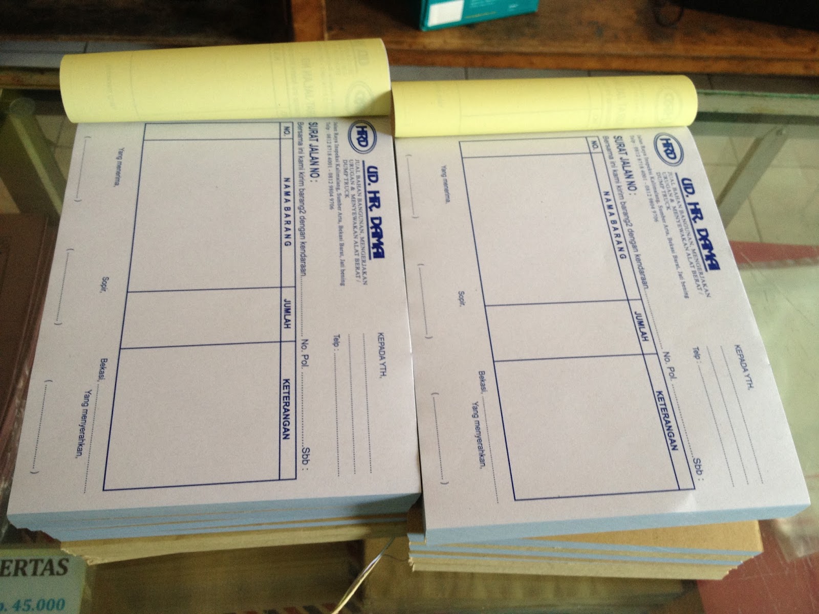 Tempat Cetak Nota, Cetak Faktur, Cetak Kwitansi, Cetak Surat Jalan ...