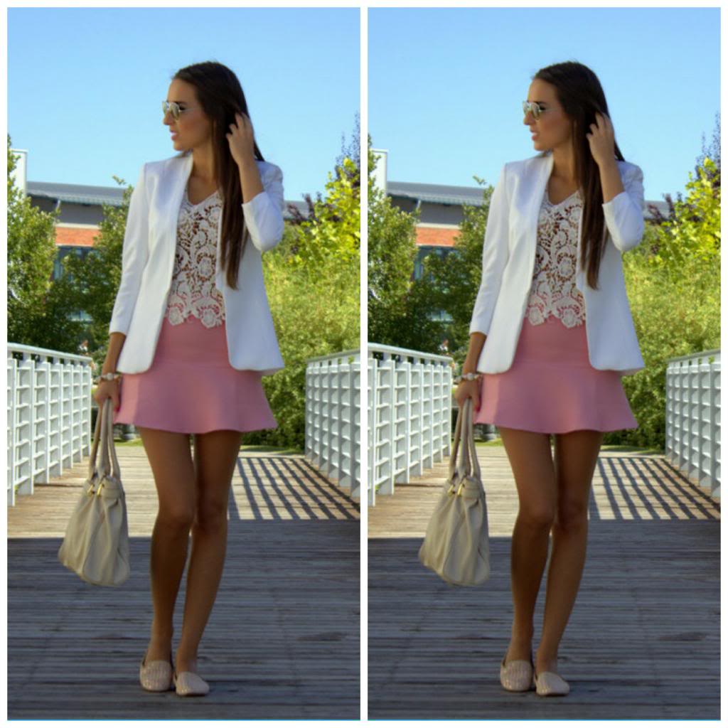 OUTFIT DEL DÍA: Outfit con falda rosa Inspiración