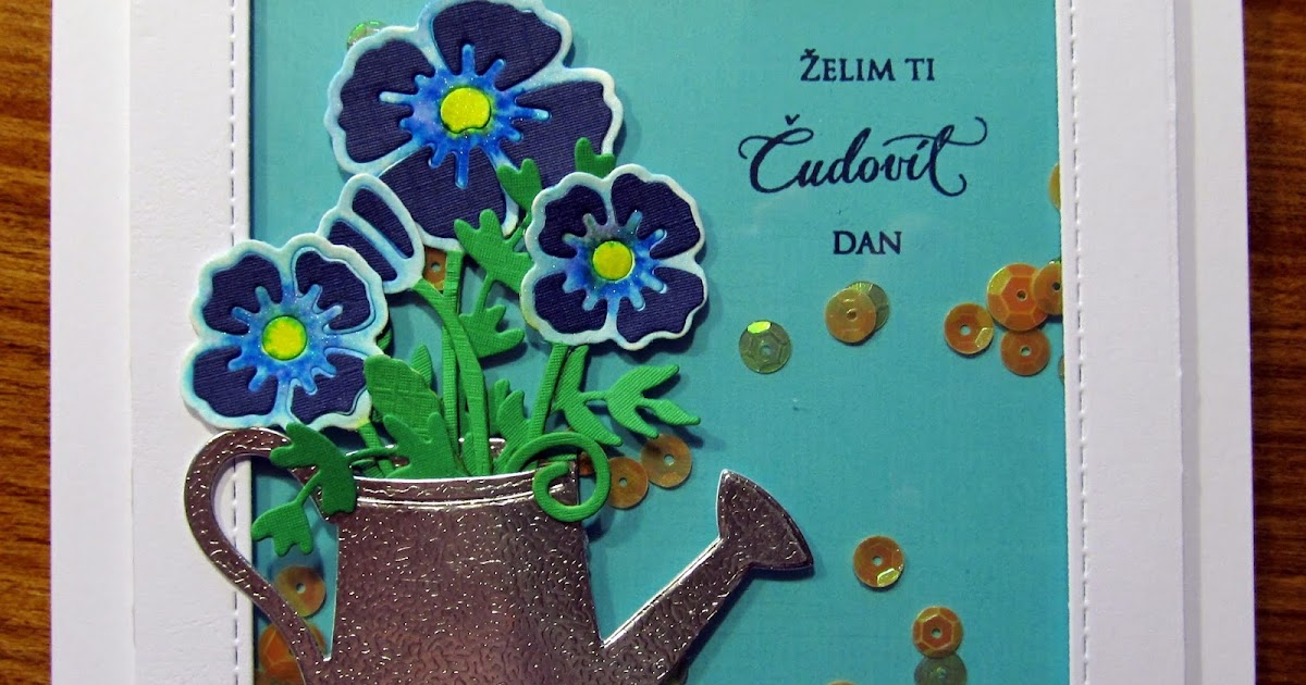 Cvetoči travnik: Modri cvet - ko me inspirira#71