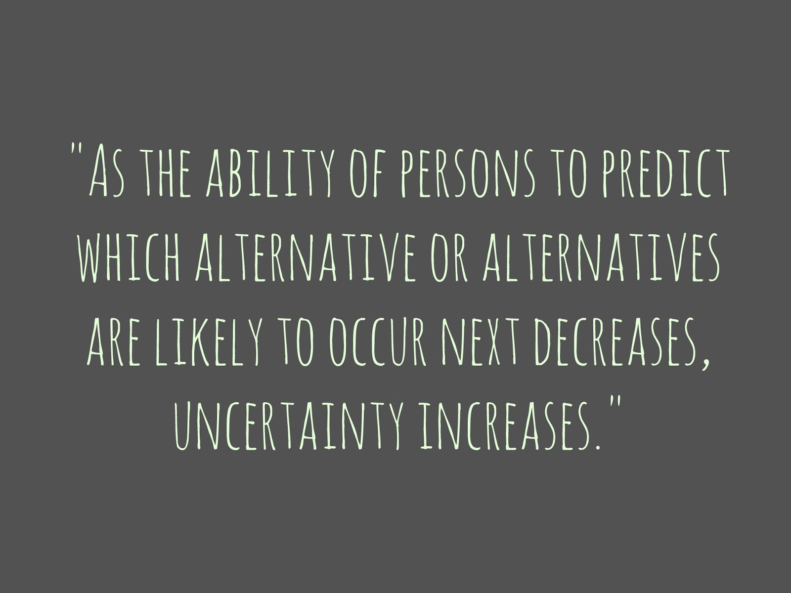 Uncertainty Reduction Theory: Uncertainty Reduction Theory by Charles ...