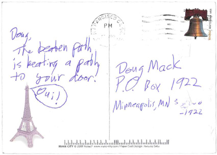 Doug Mack | Blog: POSTCARD & LETTER GALLERY
