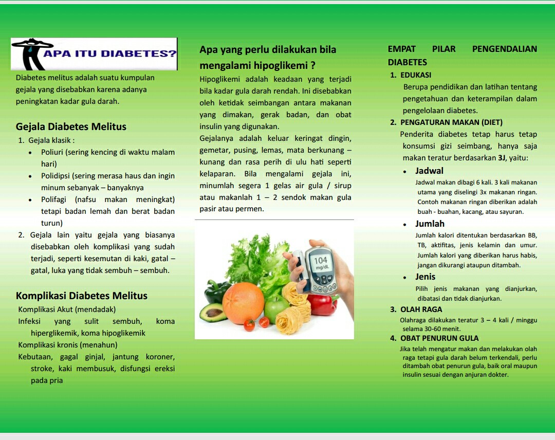 TRIBUN MANDOMAI: CONTOH LEAFLET DIABETES MELITUS