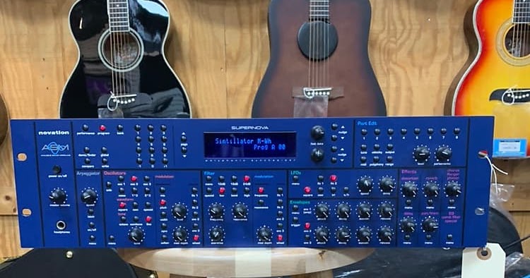 MATRIXSYNTH: Novation Supernova Rack SN 007387