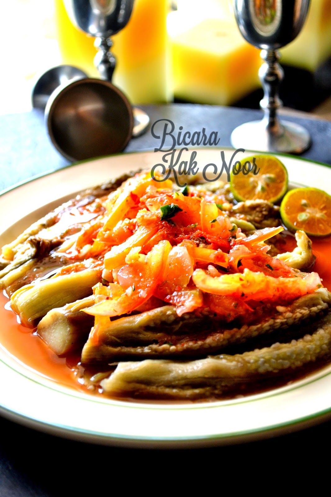 Air Asam Terung Bakar Menu Simple Yang Sedap - Dapur Kak Noor