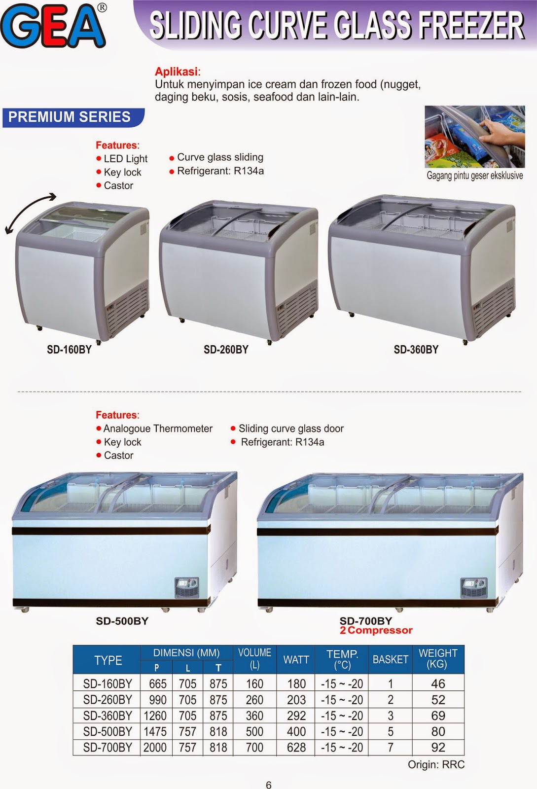 GEA MURAH FREEZER SHOWCASE: FREEZER BOX, SLIDING GLASS & UP RIGHT FREEZER