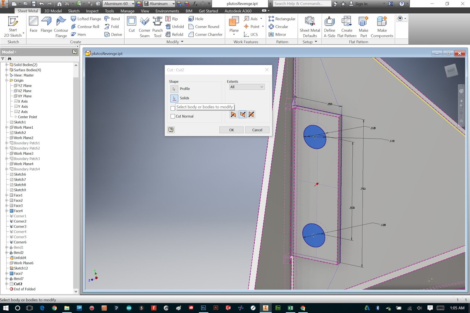 Bryan Cera: Autodesk Inventor: Sheet Metal Tabs and Fasteners