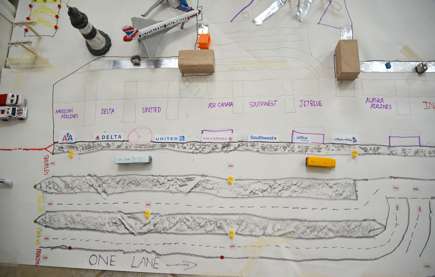 A school of fish: Building a Paper Airport