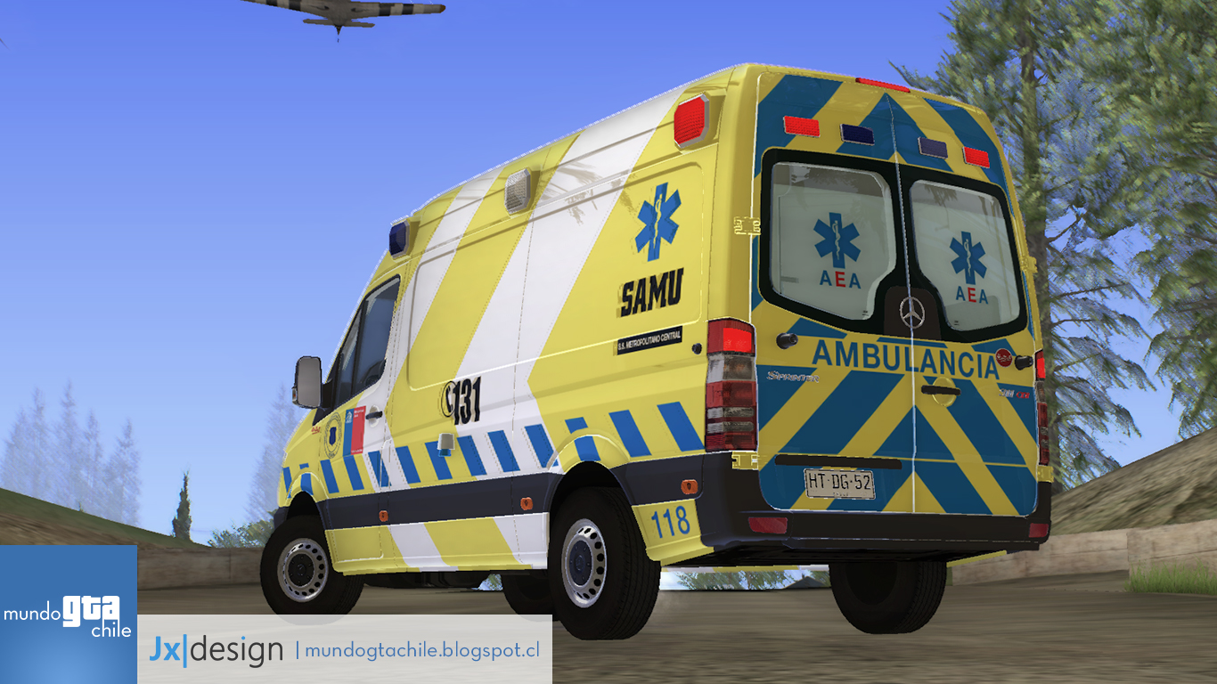 Mercedes Benz Sprinter Facelift | SAMU Metropolitano | Mundo GTA Chile