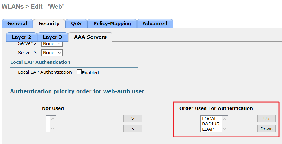 Zone Network: การตั้งค่า Cisco WLC โดยใช้ Local Web Authentication (LWA ...