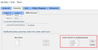 Zone Network: การตั้งค่า Cisco WLC โดยใช้ Local Web Authentication (LWA) ด้วย Local Users