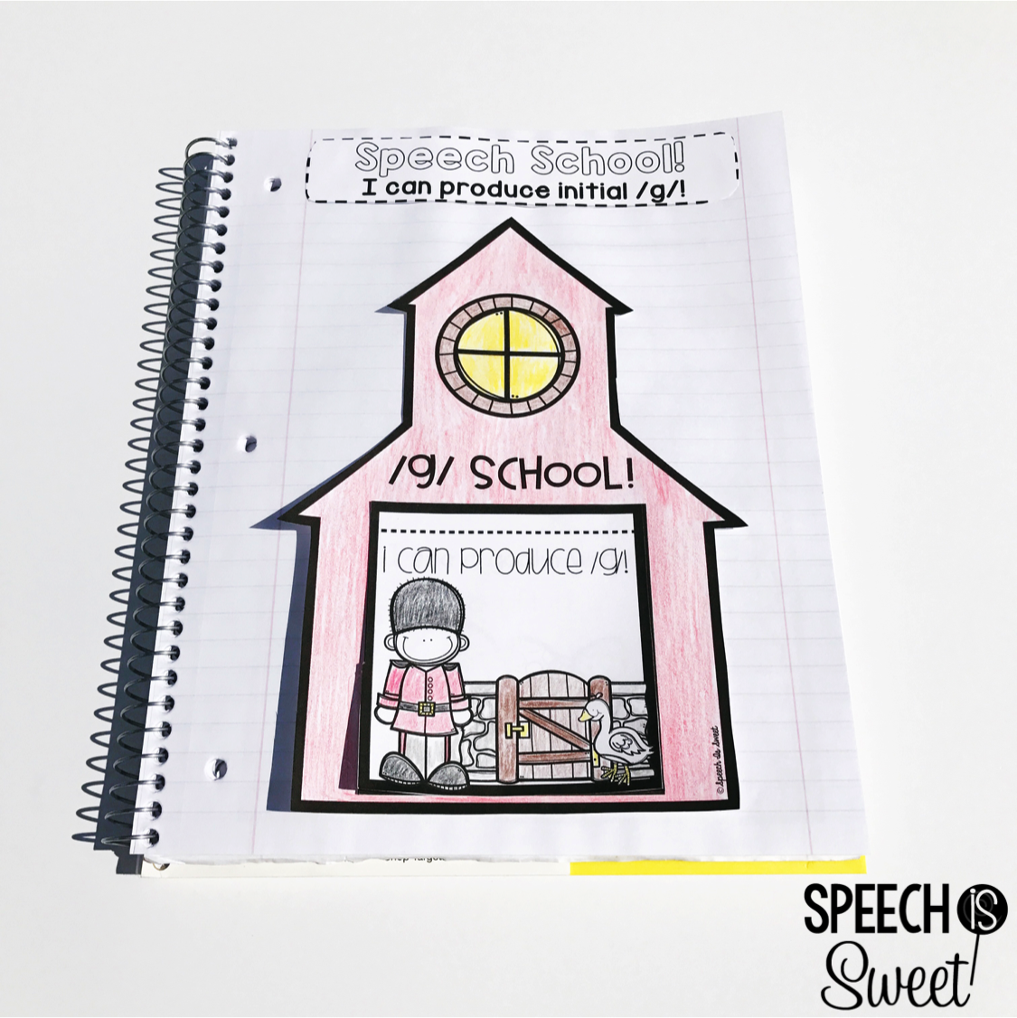 School Themed Articulation Notebooks! - Speech is Sweet