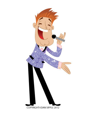 dan sipple illustration blog: Emcee Illustration
