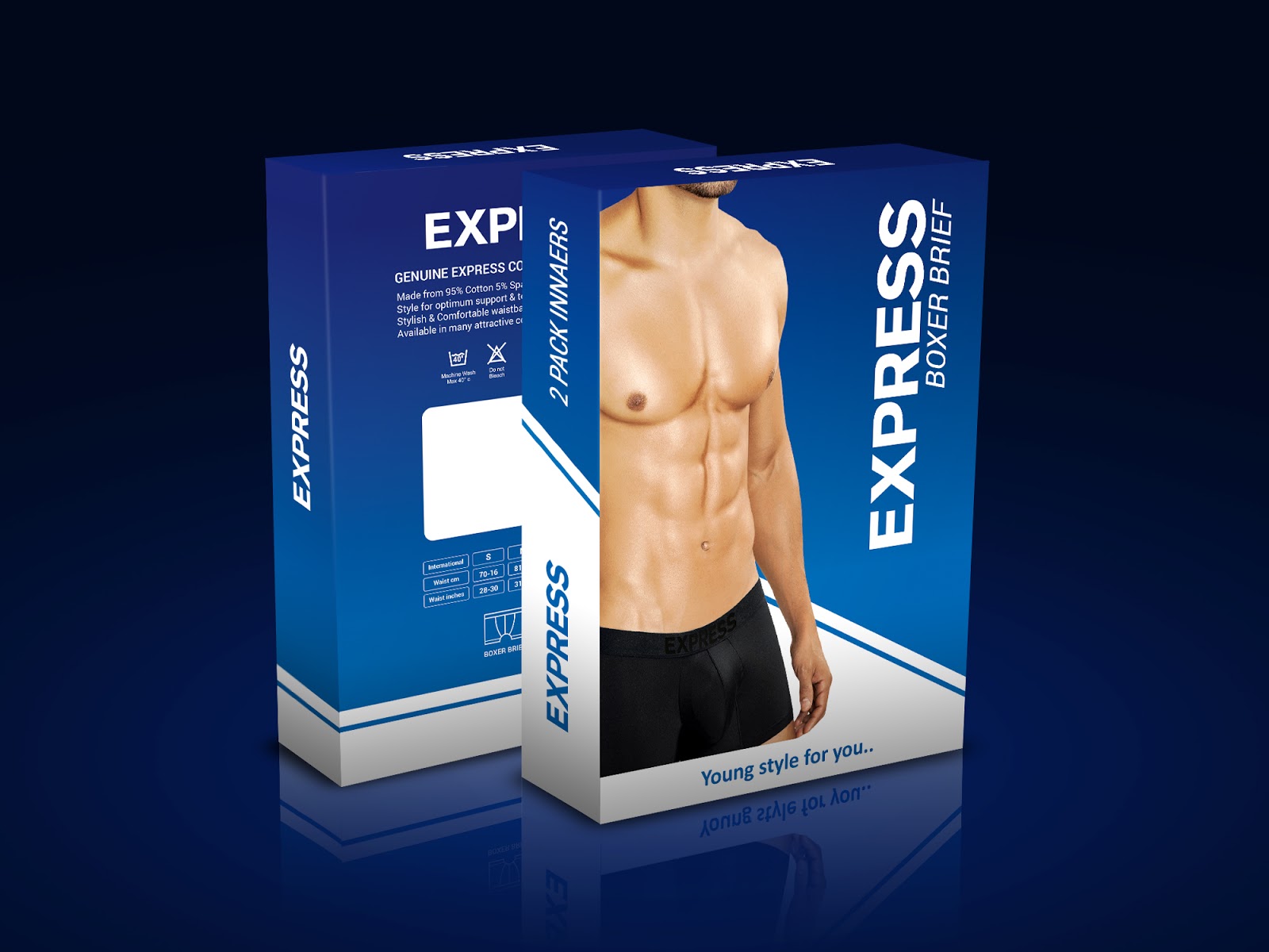 Supun Wirajith: EXPRESS Underwear Packaging Design