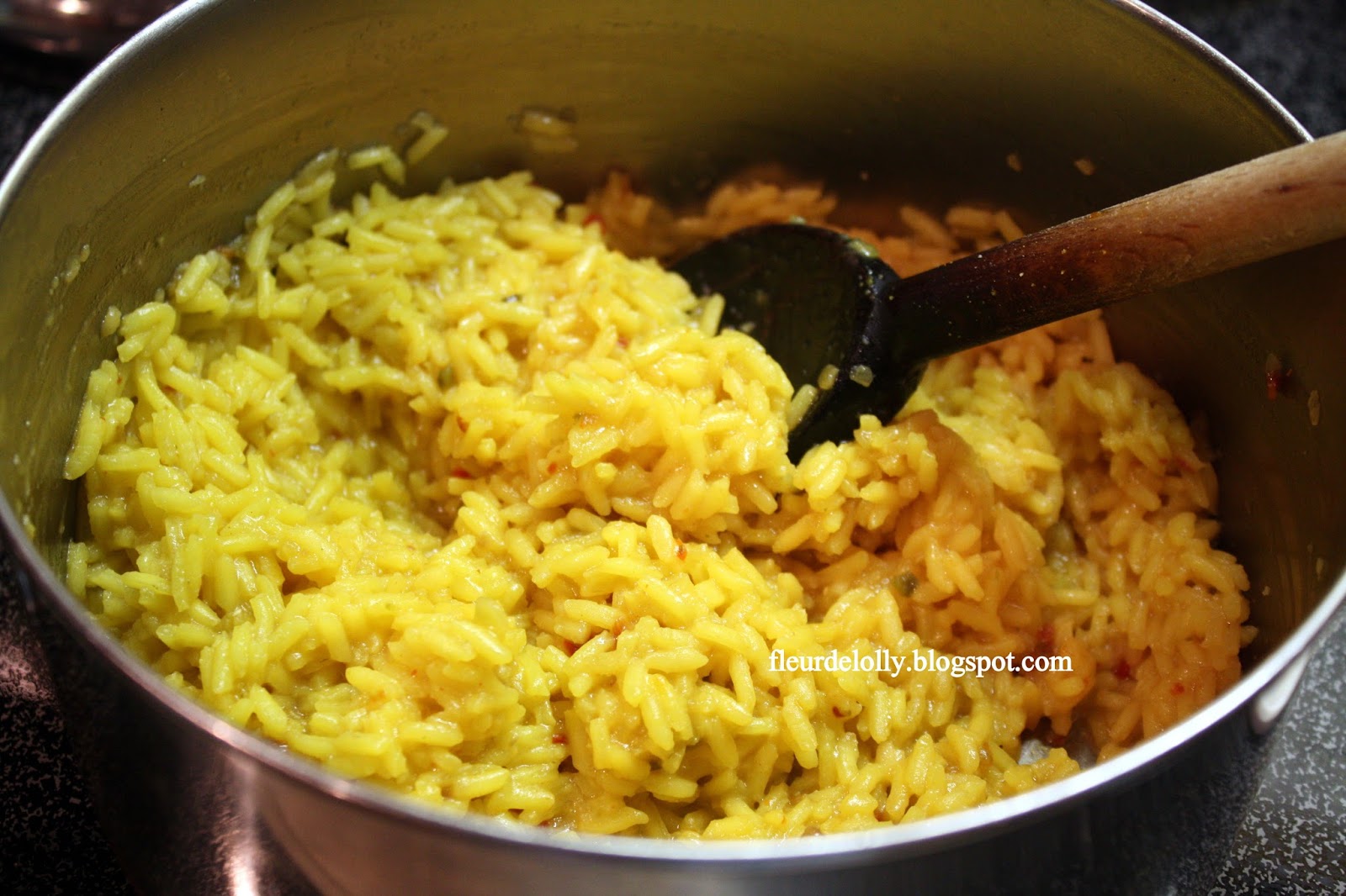Fleur de Lolly: Crawfish and Yellow Rice Stuffed Poblano Peppers