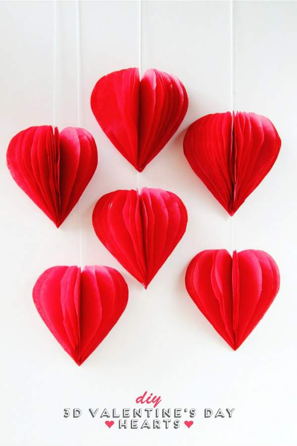 25+ Pretty Paper Crafts to Make for Valentine's Day