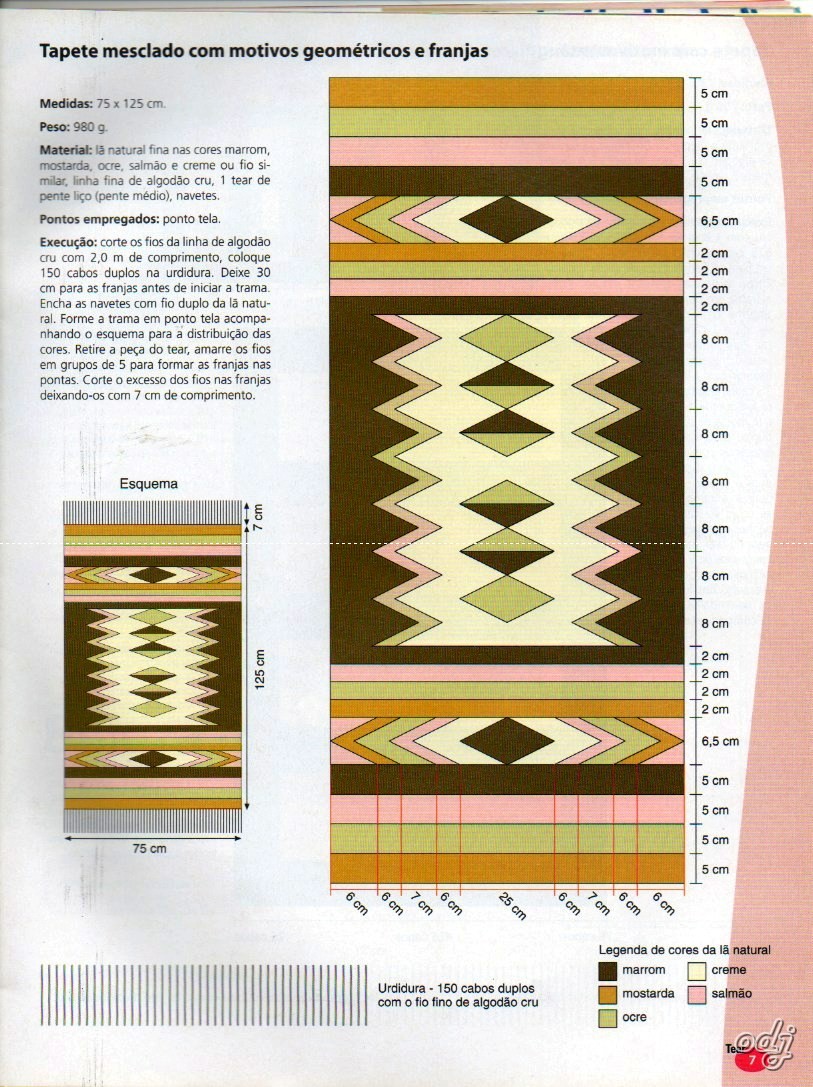MANITAS CREATIVAS Y ALGO MAS: Lana -Hilo -Tear manual No9