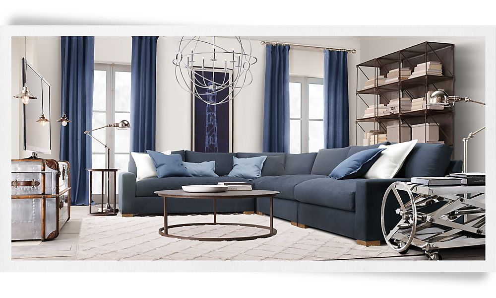 the corson cottage: Restoration Hardware ~ Does Blue