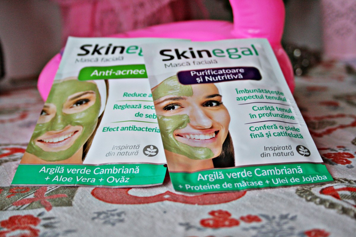Măștile faciale Skinegal - Review produse - Raluca Ardelean
