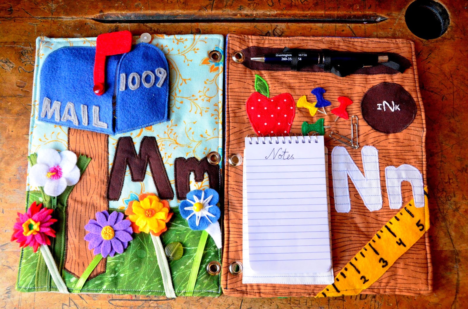 The Adventures of Six Hobbits: Alphabet Quiet Book: N is for Note