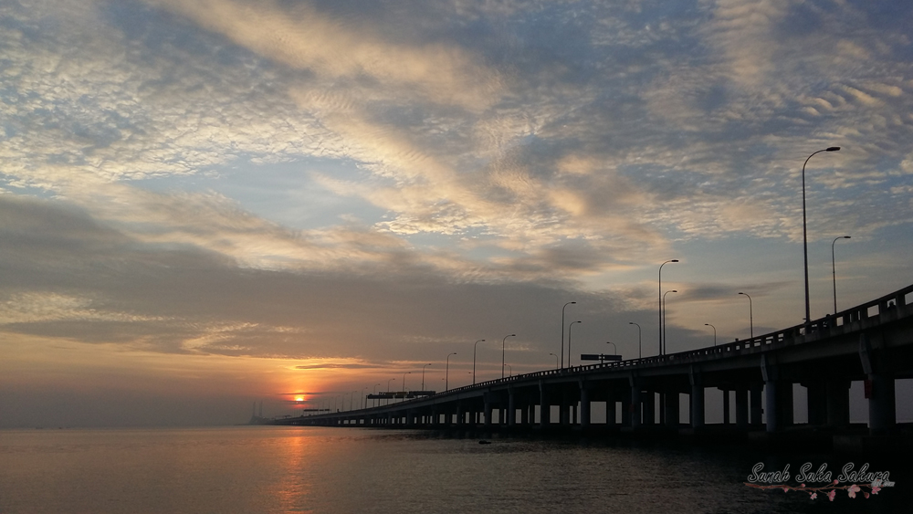 Sunrise View di Jambatan Pulau Pinang