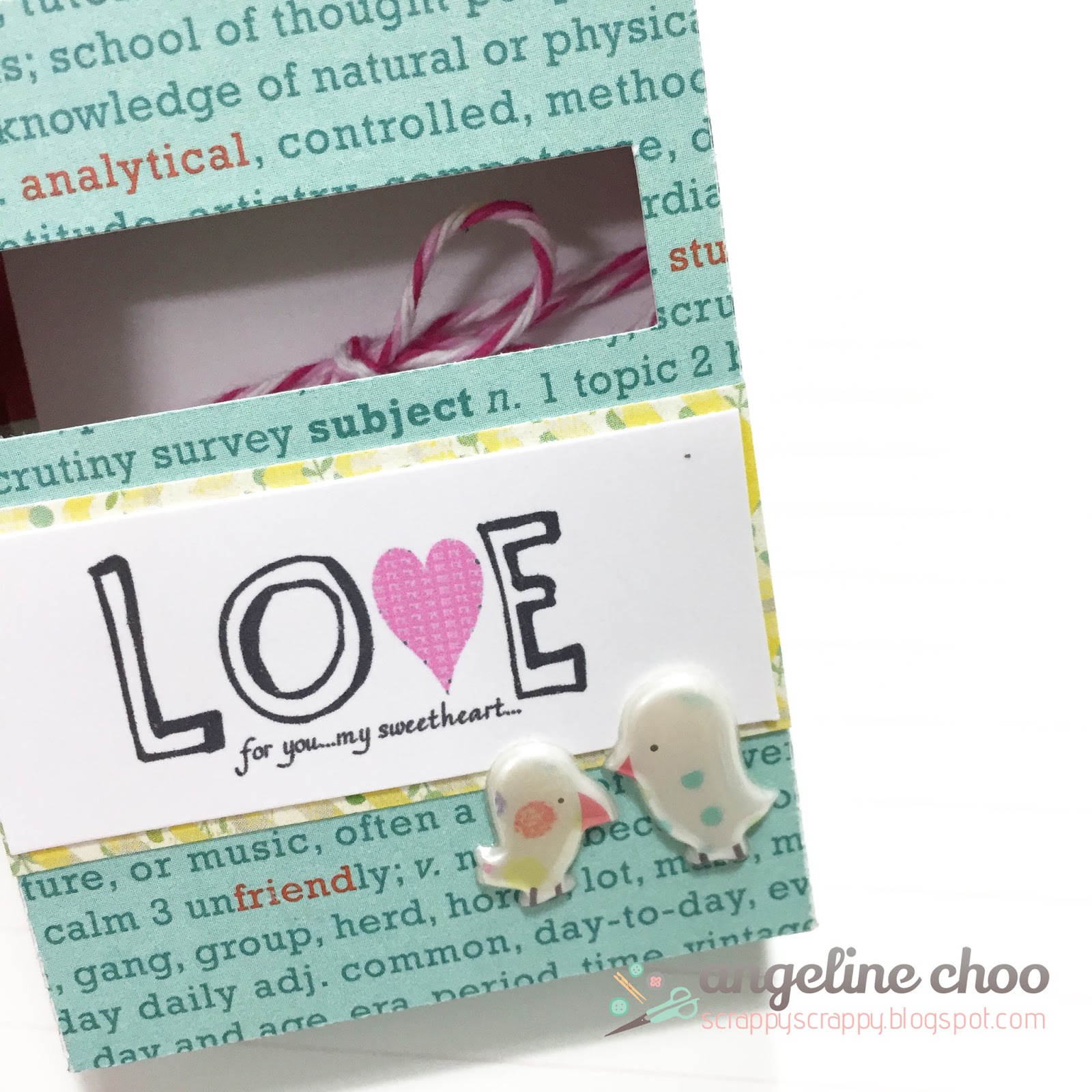 Mini love notes - Scrappy Scrappy