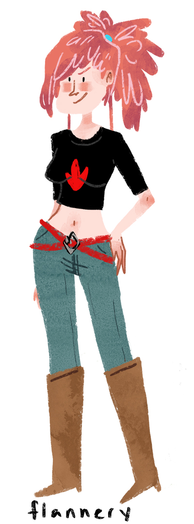 Katherine's Sketch Blog: Flannery