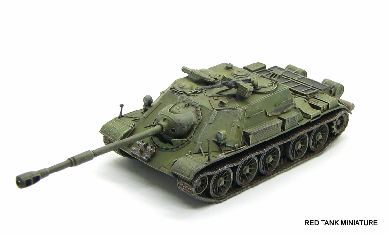 Gulumik Military Models: SU-122-54 early #3 1/72 RED TANK MINIATURE